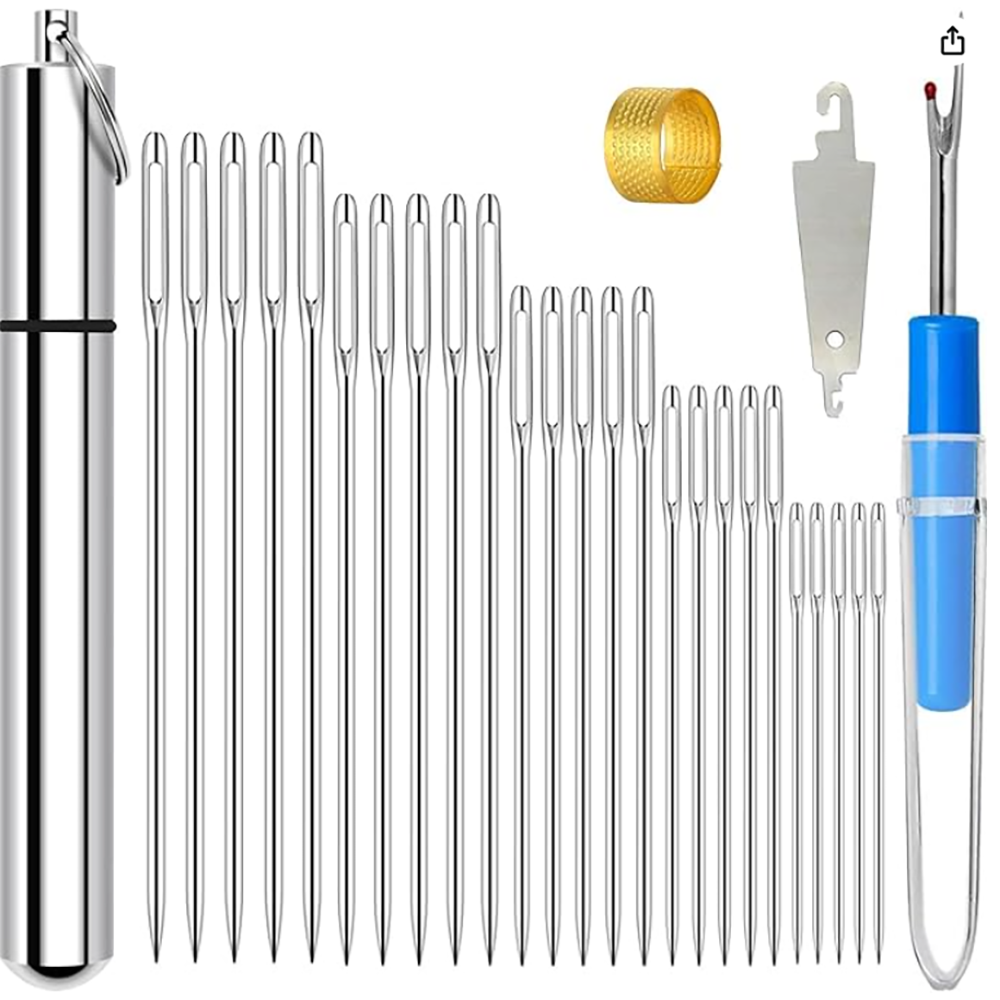 KYUEWRT Large Eye Embroidery Needles – AlFakhri Sew Dubai