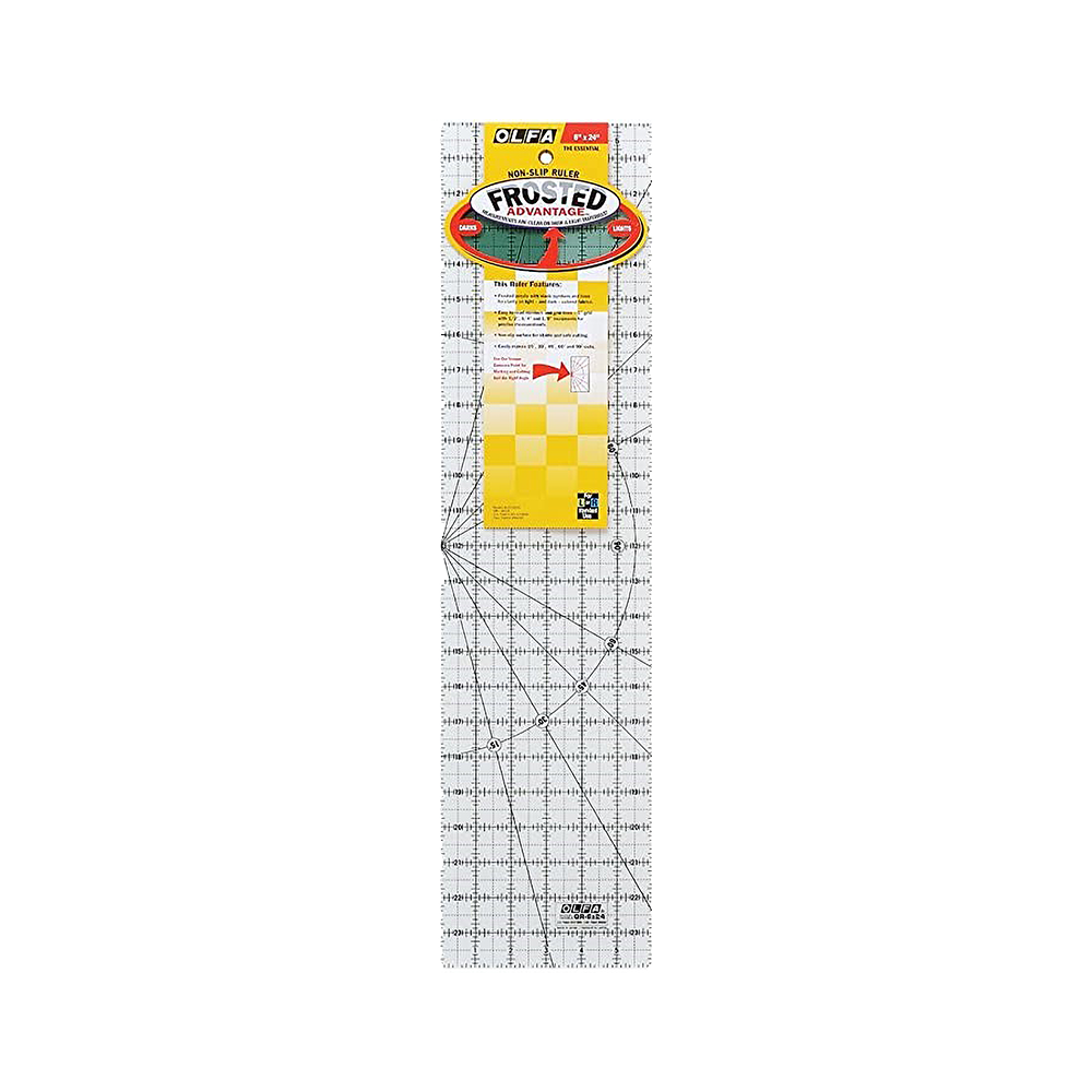 Frosted OLFA Ruler – AlFakhri Sew Dubai